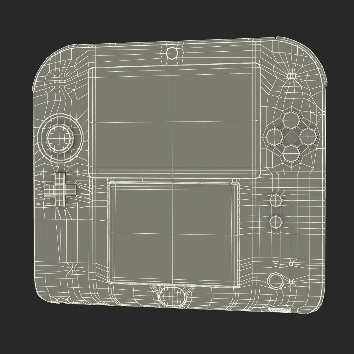 Nintendo 2ds 3D model - TurboSquid 1189342
