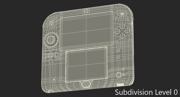 Nintendo 2ds 3D model - TurboSquid 1189342