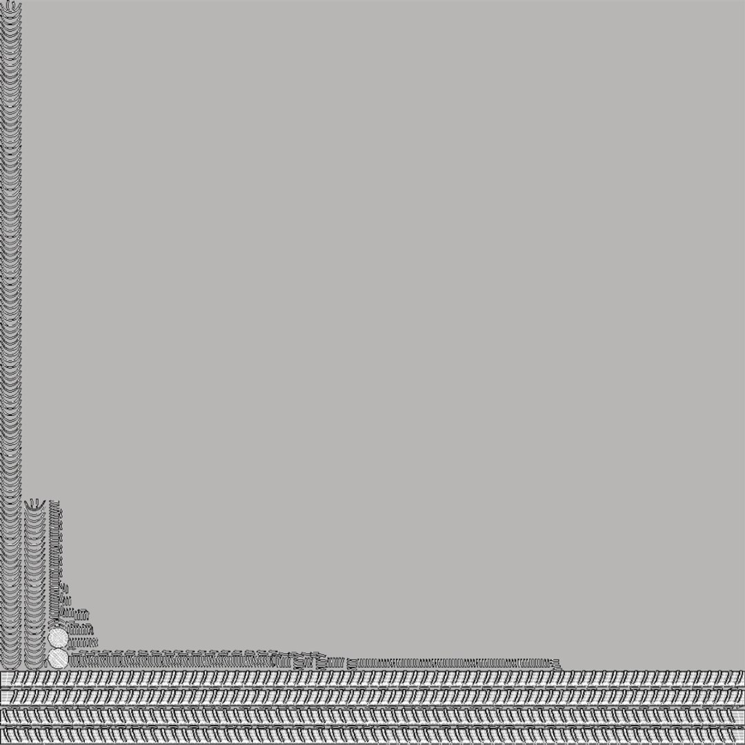 3D Stacked Metal Bars Model - TurboSquid 2087348