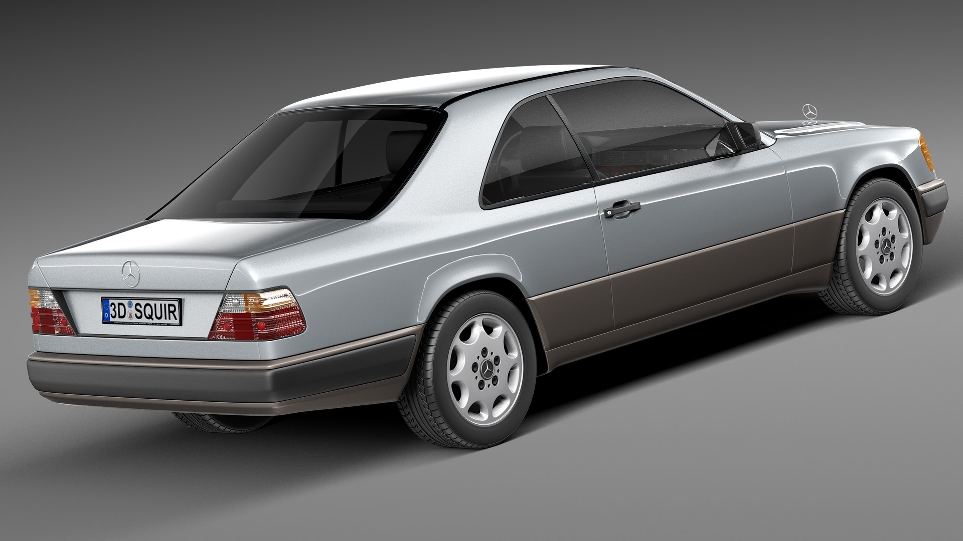 Mercedes Benz Mercedes-benz W124 3d Model