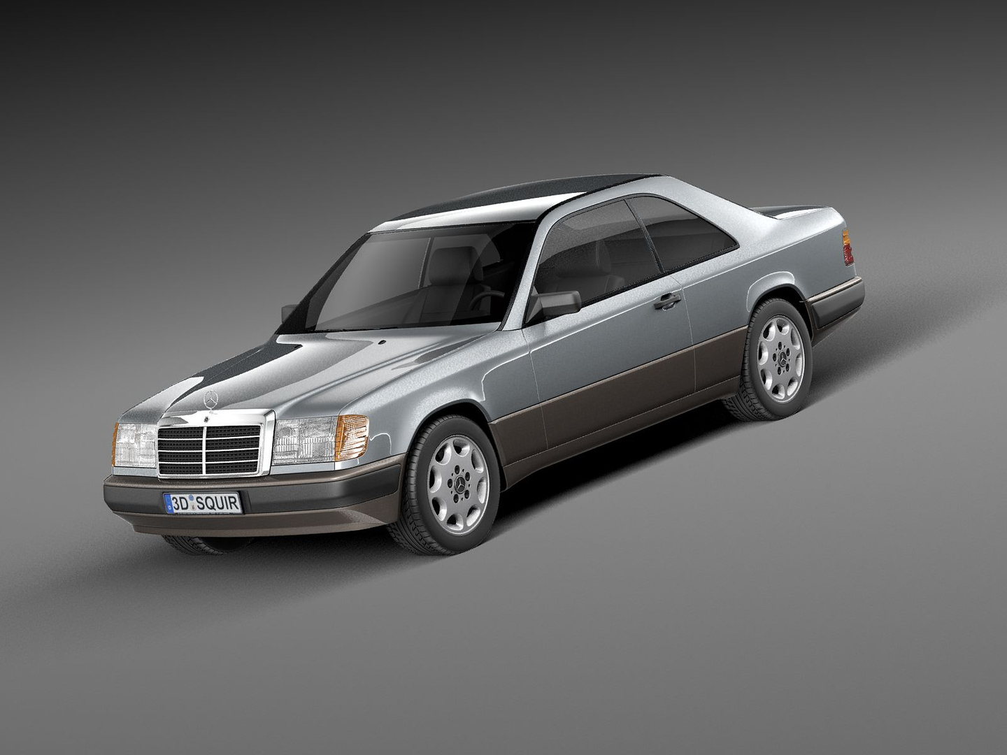 Mercedes Benz Mercedes-benz W124 3d Model