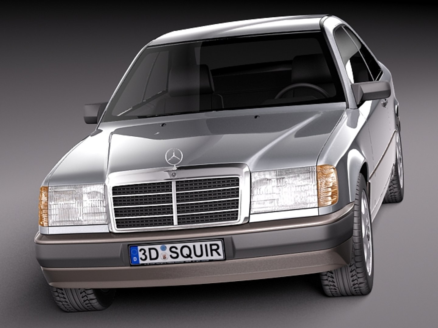 mercedes benz mercedes-benz w124 3d model