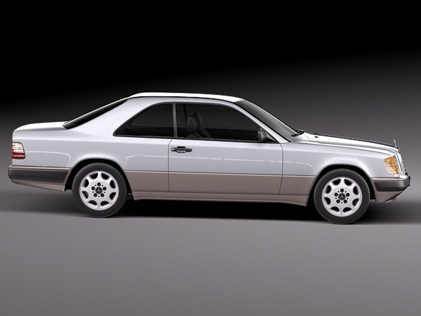 mercedes benz mercedes-benz w124 3d model