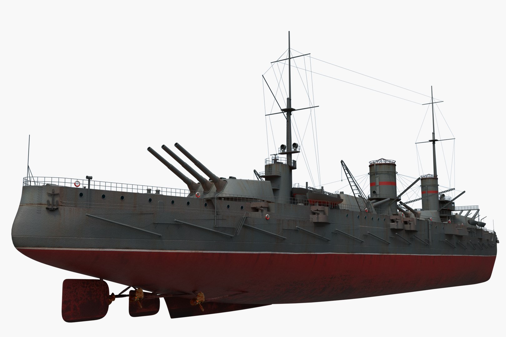 Sevastopol Battleship Ussr 3D Model - TurboSquid 1634678
