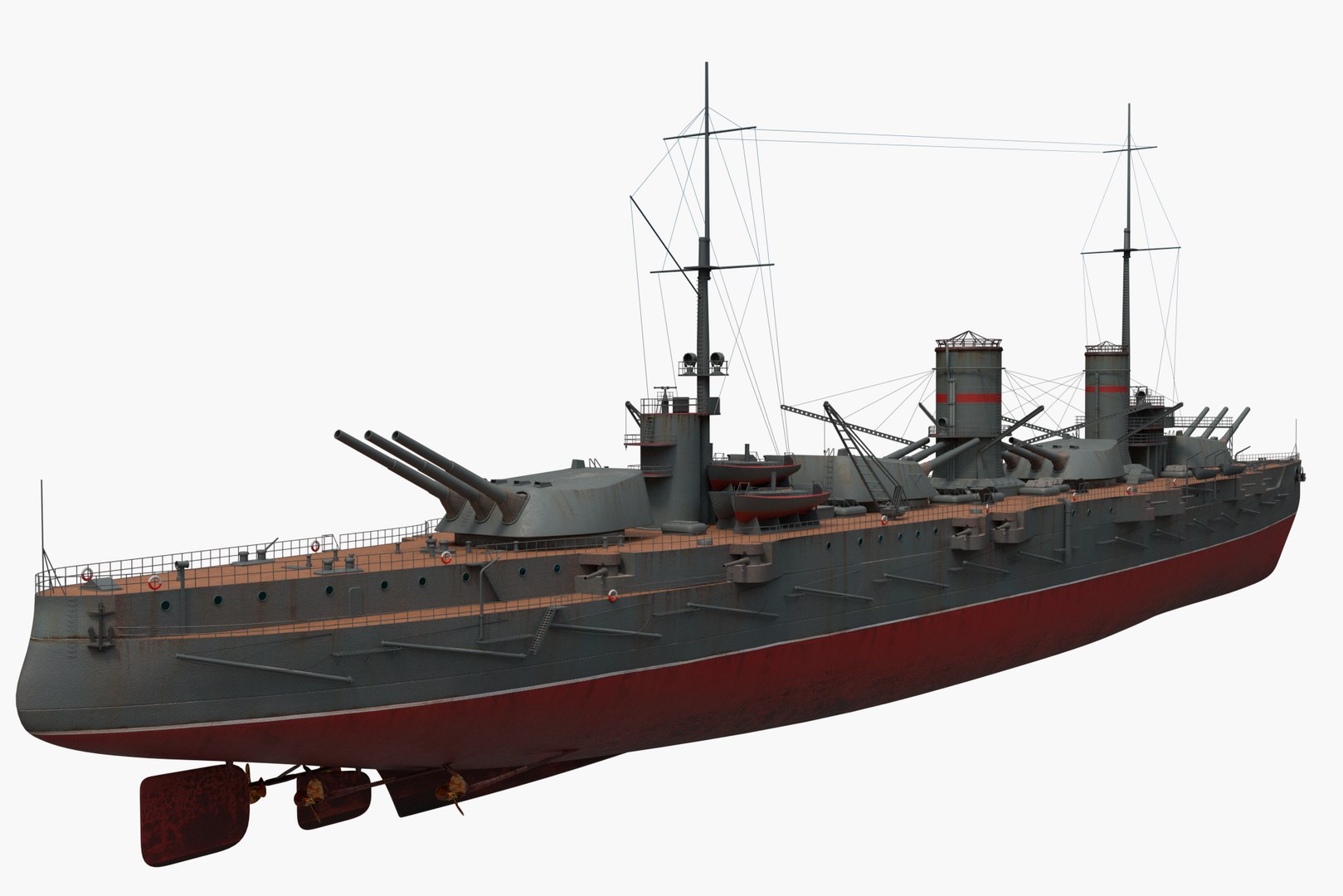 Sevastopol Battleship Ussr 3D Model - TurboSquid 1634678