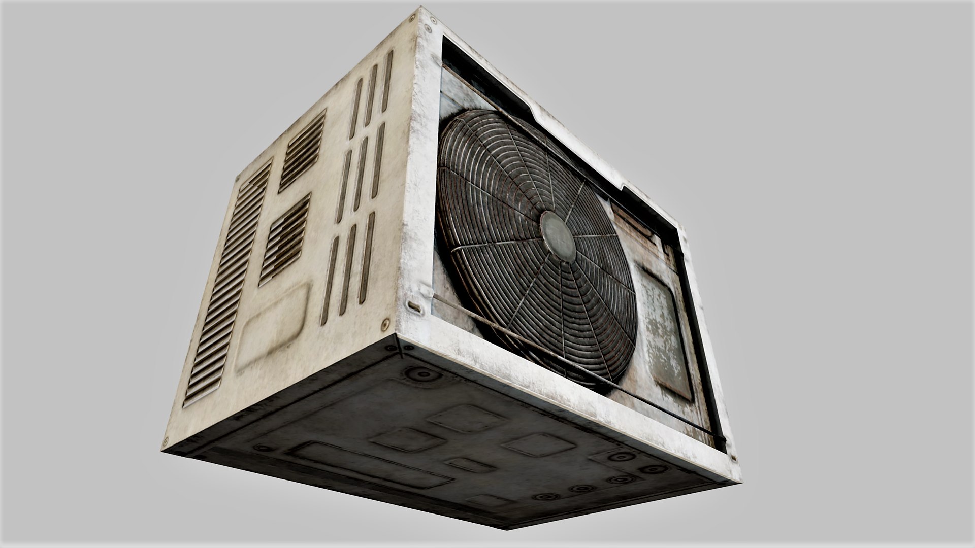 Rusty Air Conditioner 02 3D Model - TurboSquid 1419145