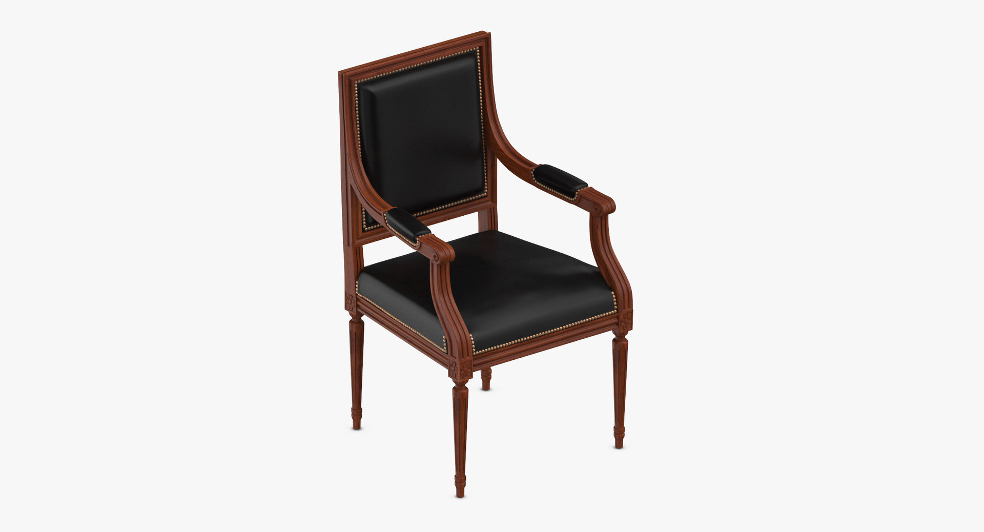 modelo 3d Sillas clásicas Taburetes Otomano y Banco - TurboSquid 1304667