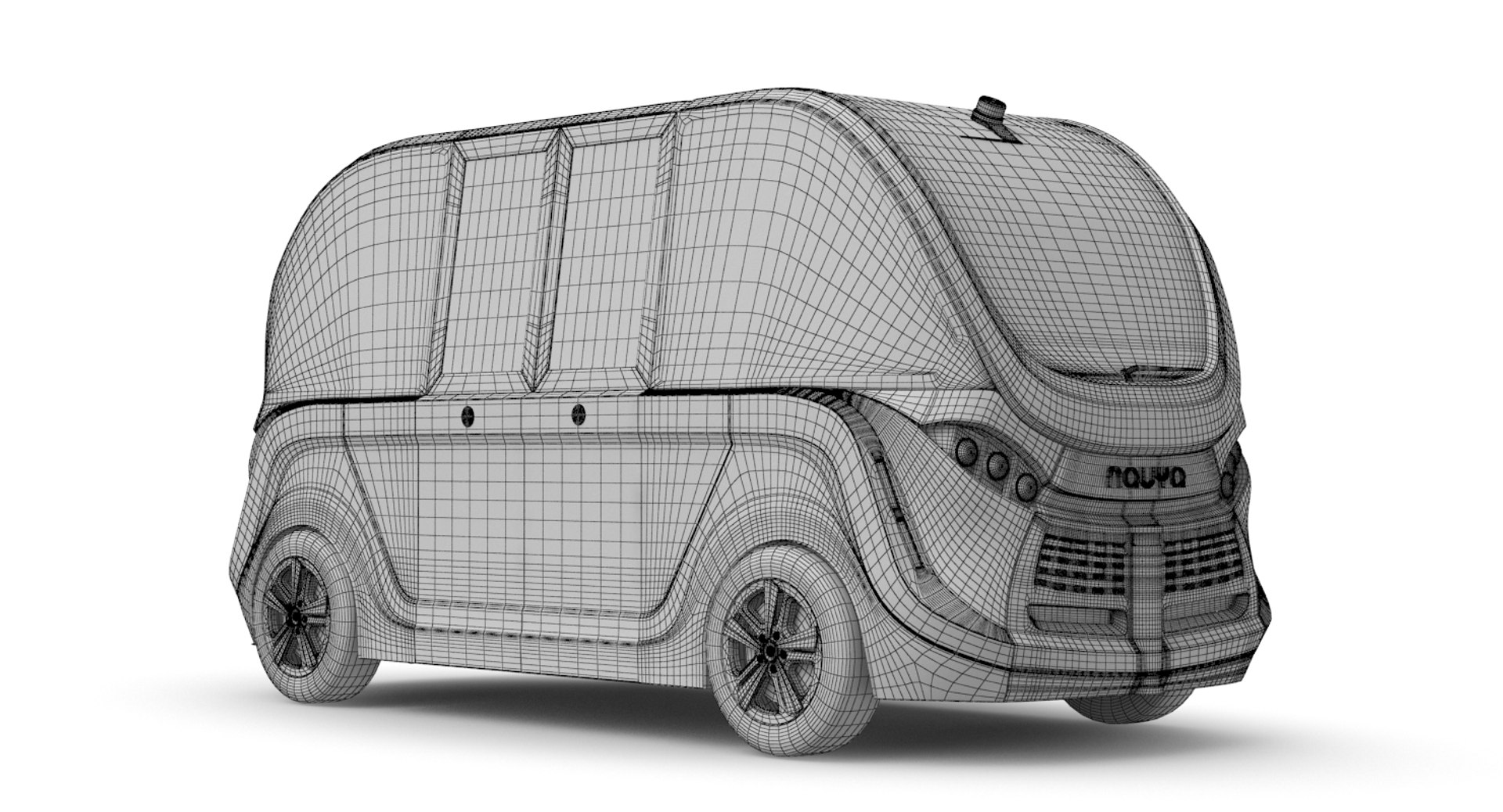 Navya Bus 3D - TurboSquid 1262811