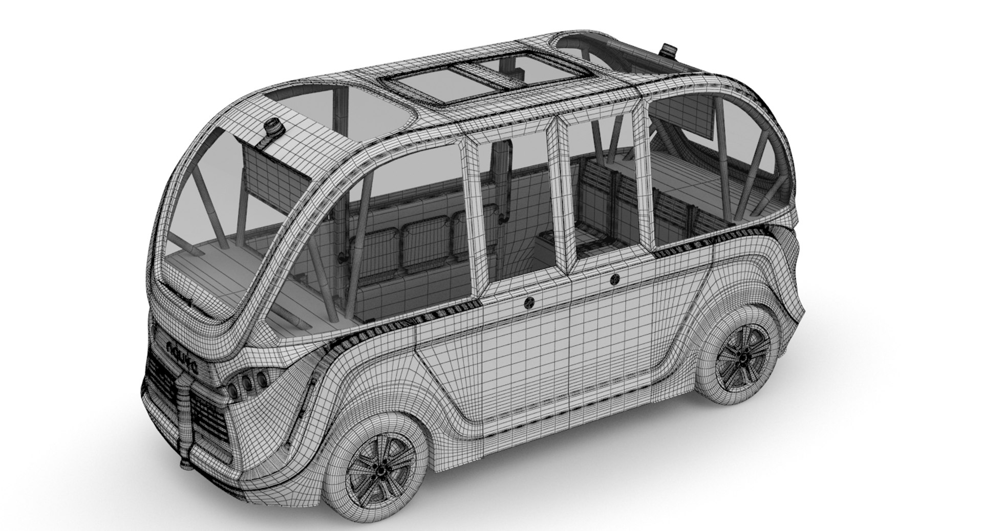 Navya Bus 3D - TurboSquid 1262811