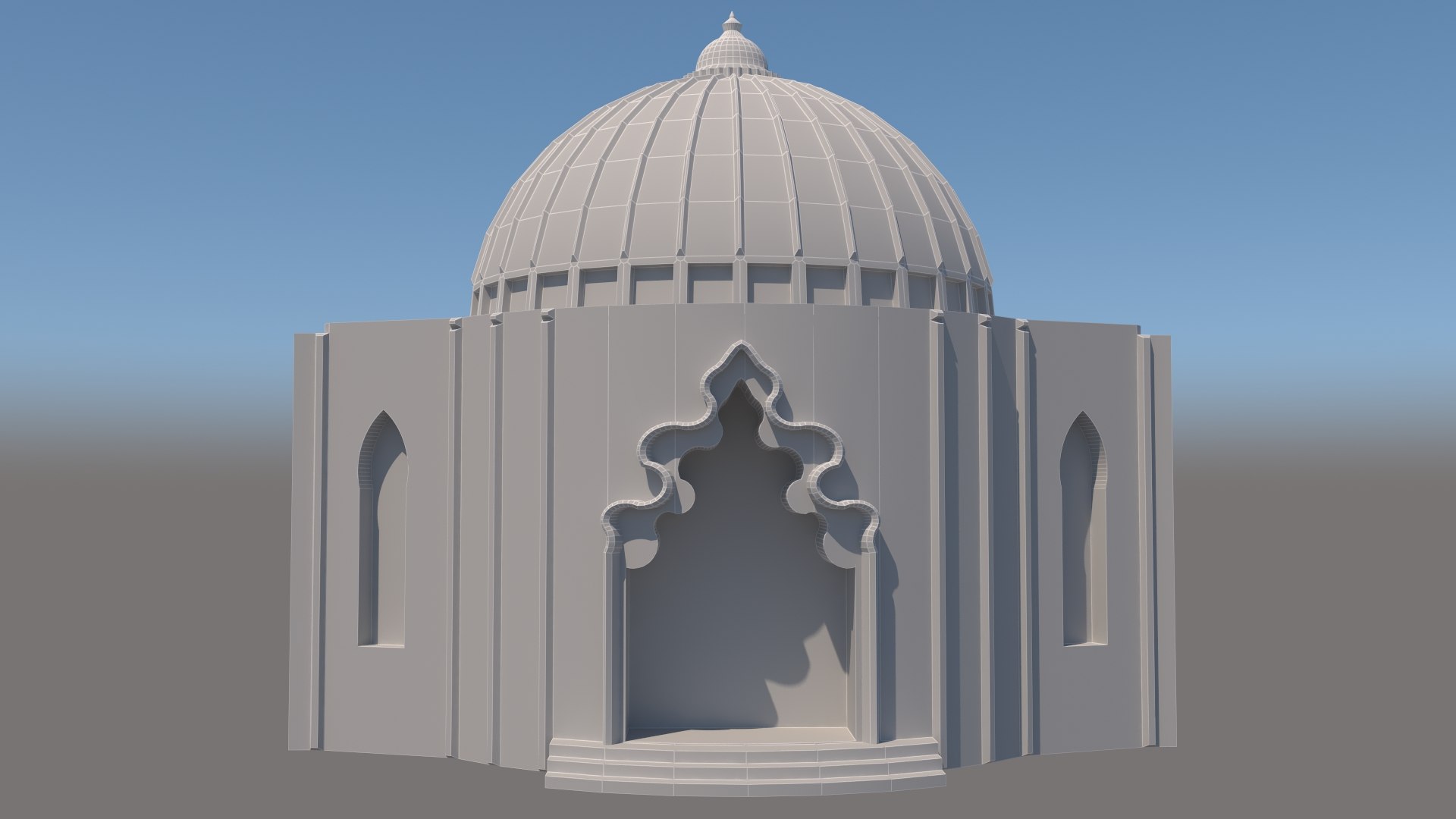 Dome Architecture 3D Model - TurboSquid 1277738