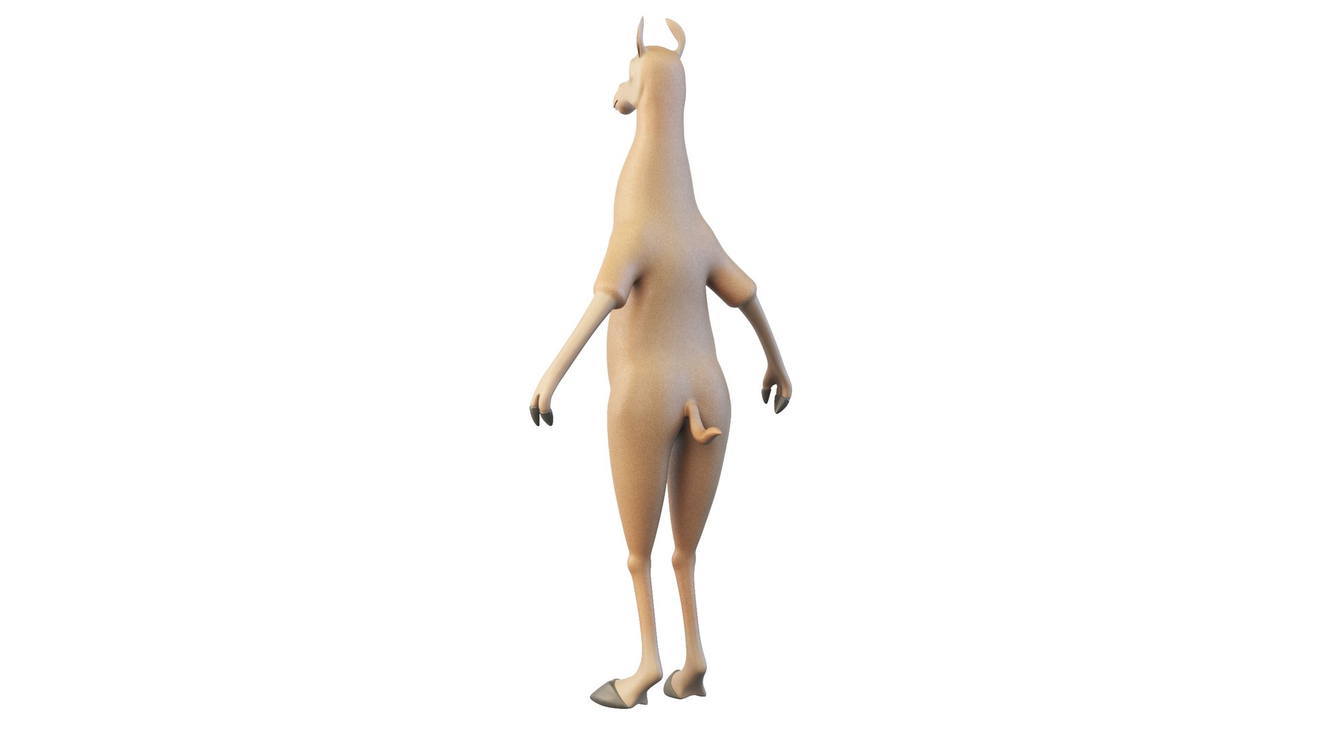 3D Cartoon Lama Character model - TurboSquid 2107215