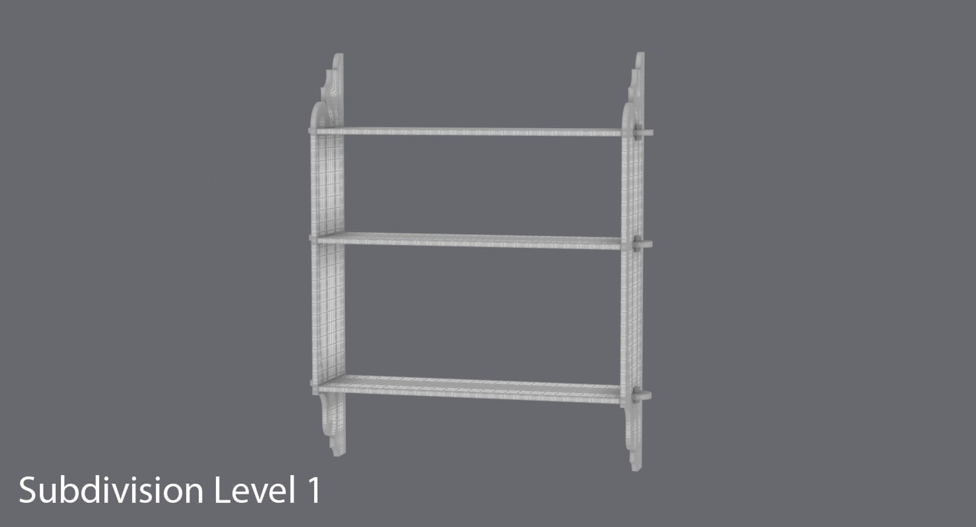 Wall-shelf-02 3D Model - TurboSquid 1169576