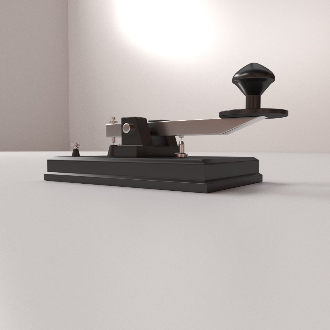 Telegraph Key 3D Model - TurboSquid 1415182