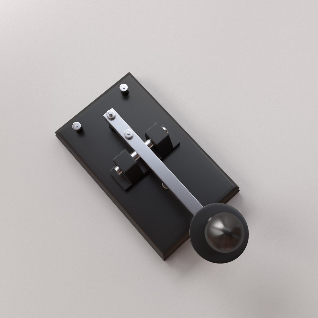 Telegraph Key 3D Model - TurboSquid 1415182