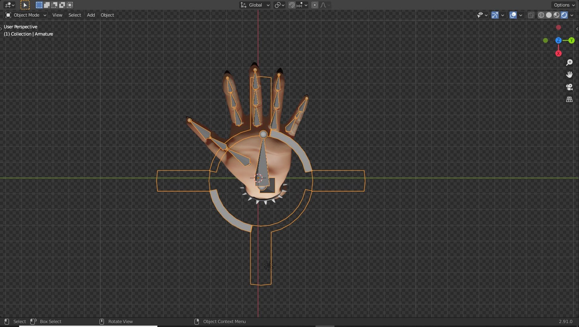 3D Rockhand - TurboSquid 1813274