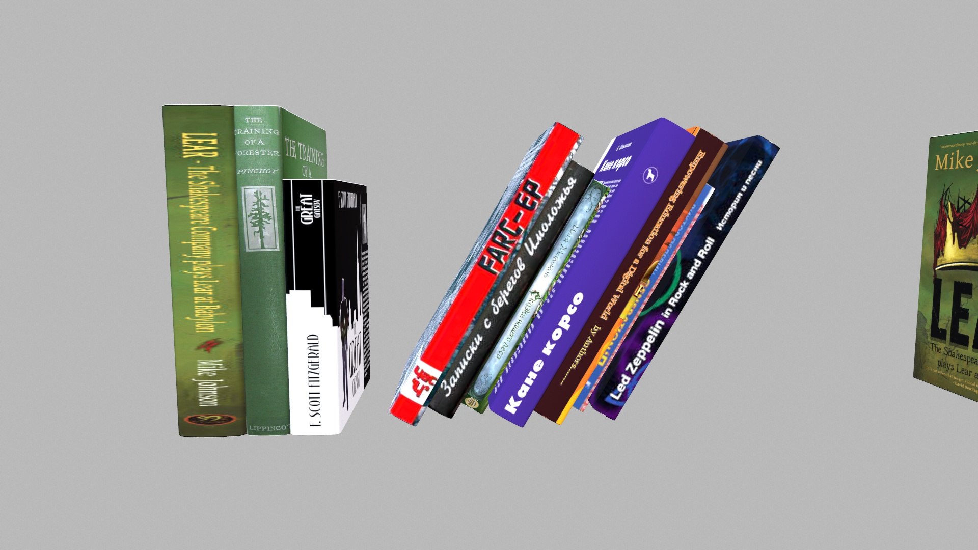 3D Vintage Books Model - TurboSquid 2339085