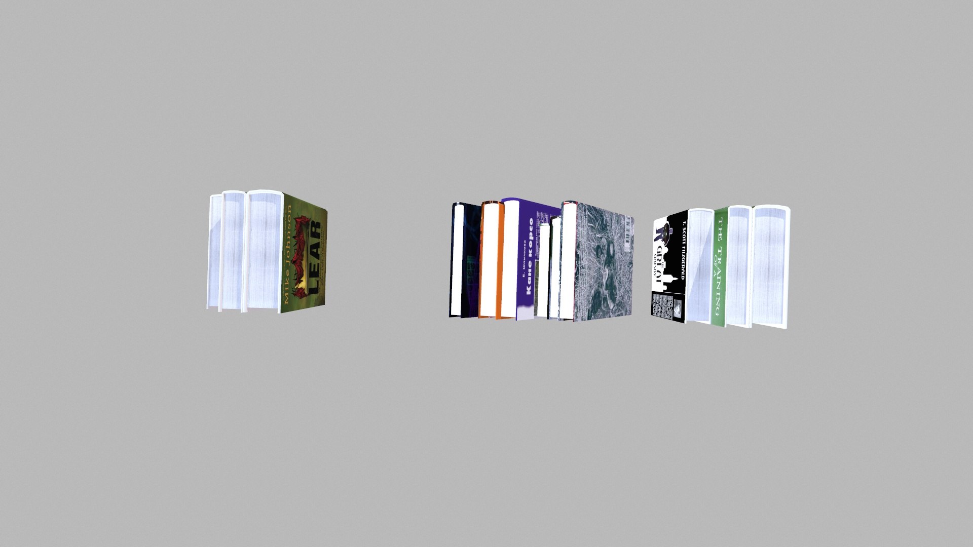 3D Vintage Books Model - TurboSquid 2339085