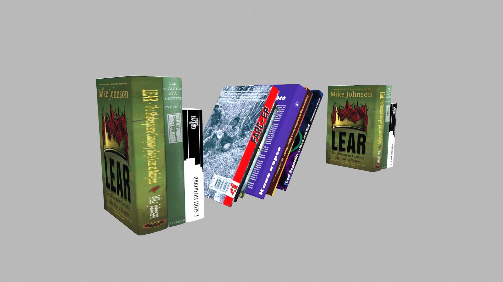 3D Vintage Books Model - TurboSquid 2339085