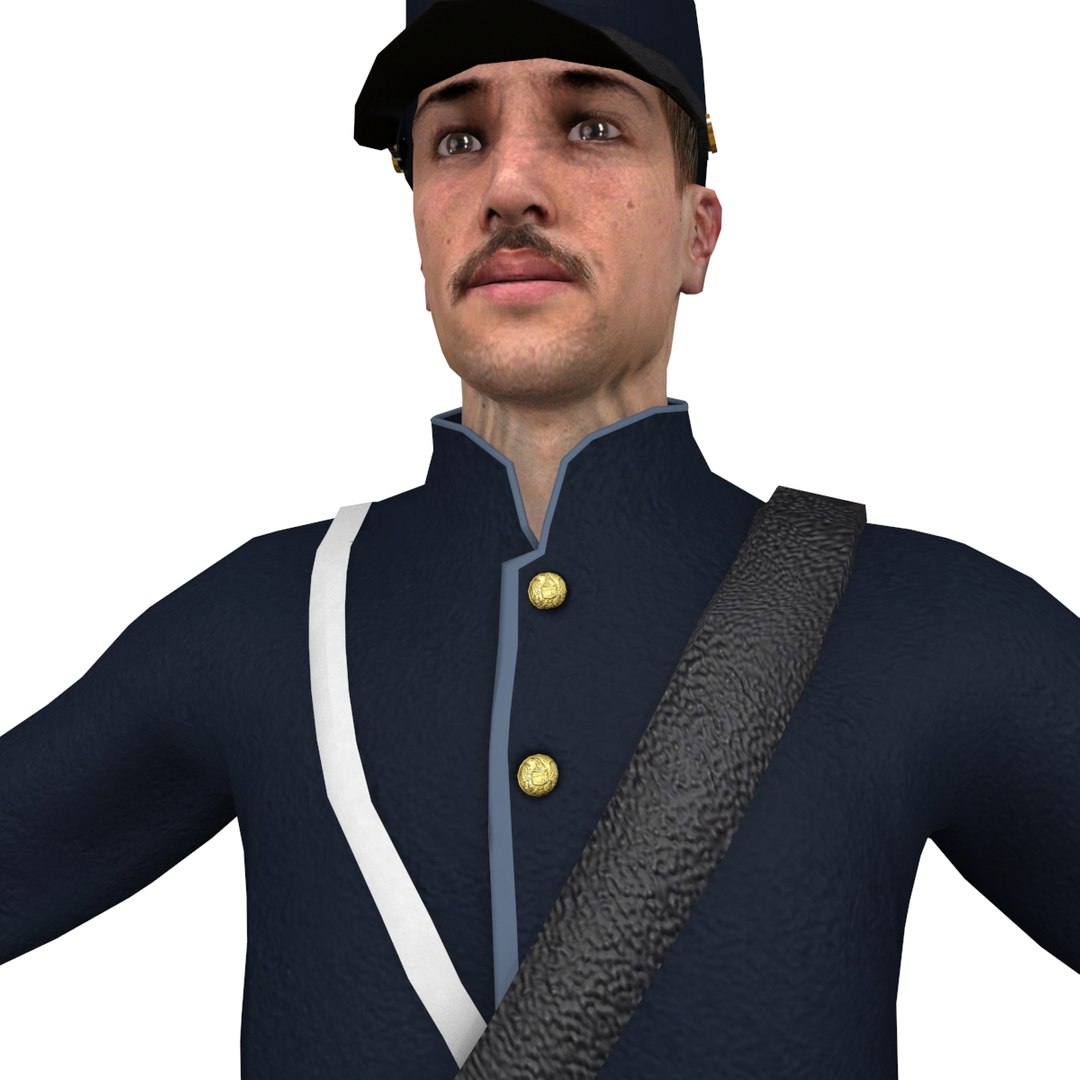 Union Soldier Model - TurboSquid 1177595