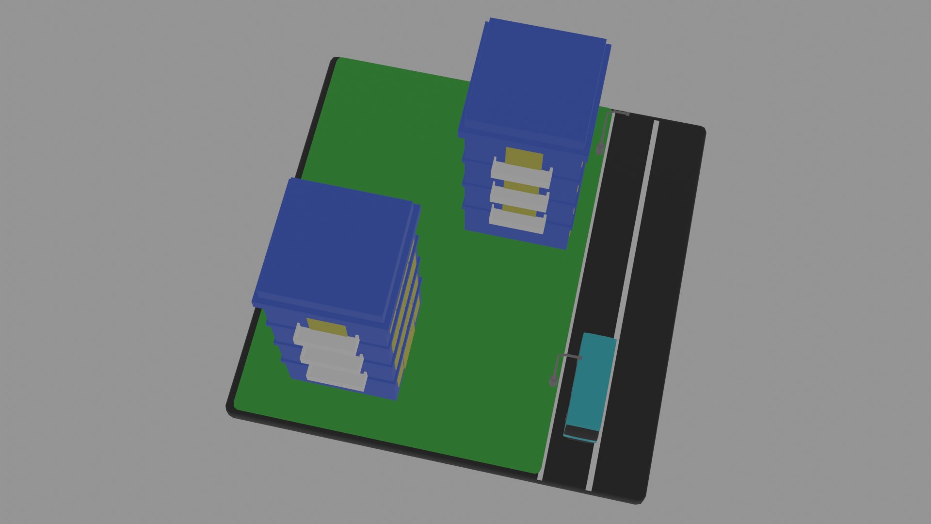 Apartment Block Model 3D Model - TurboSquid 2101322