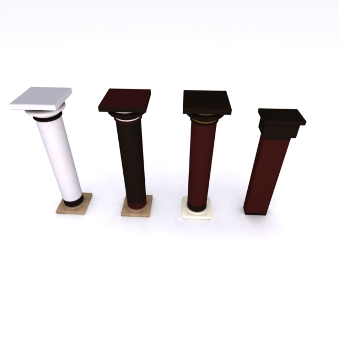 3d Model Pillar