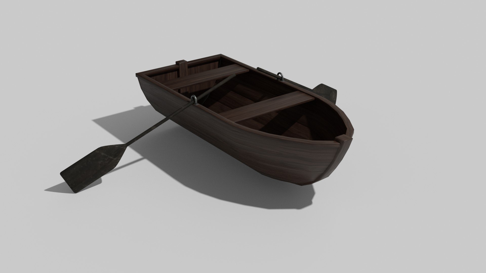 3D Wood Boat - TurboSquid 1768337