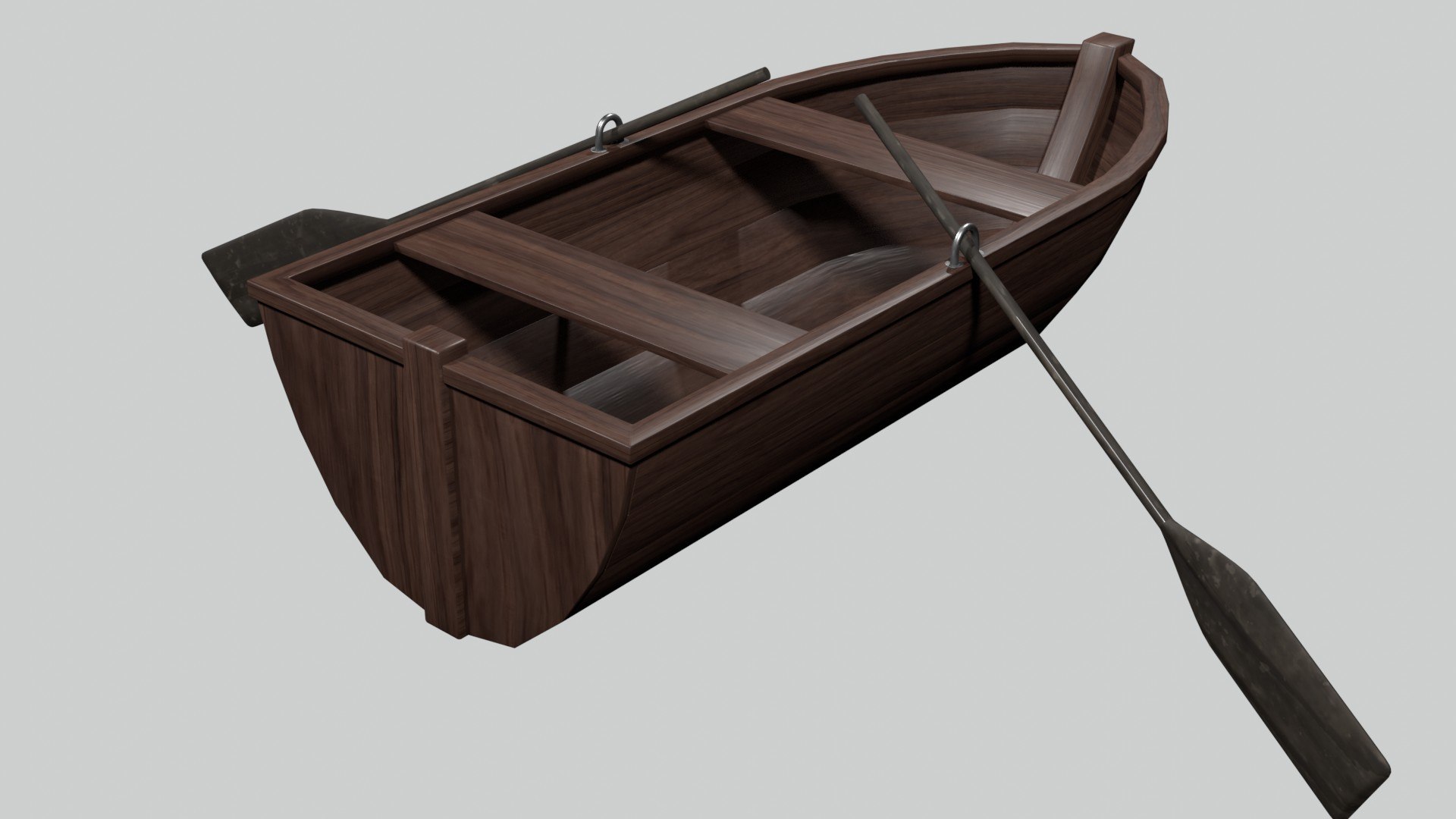 3D Wood Boat - TurboSquid 1768337