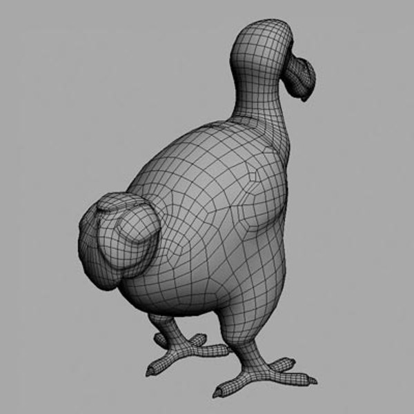 3d dodo bird