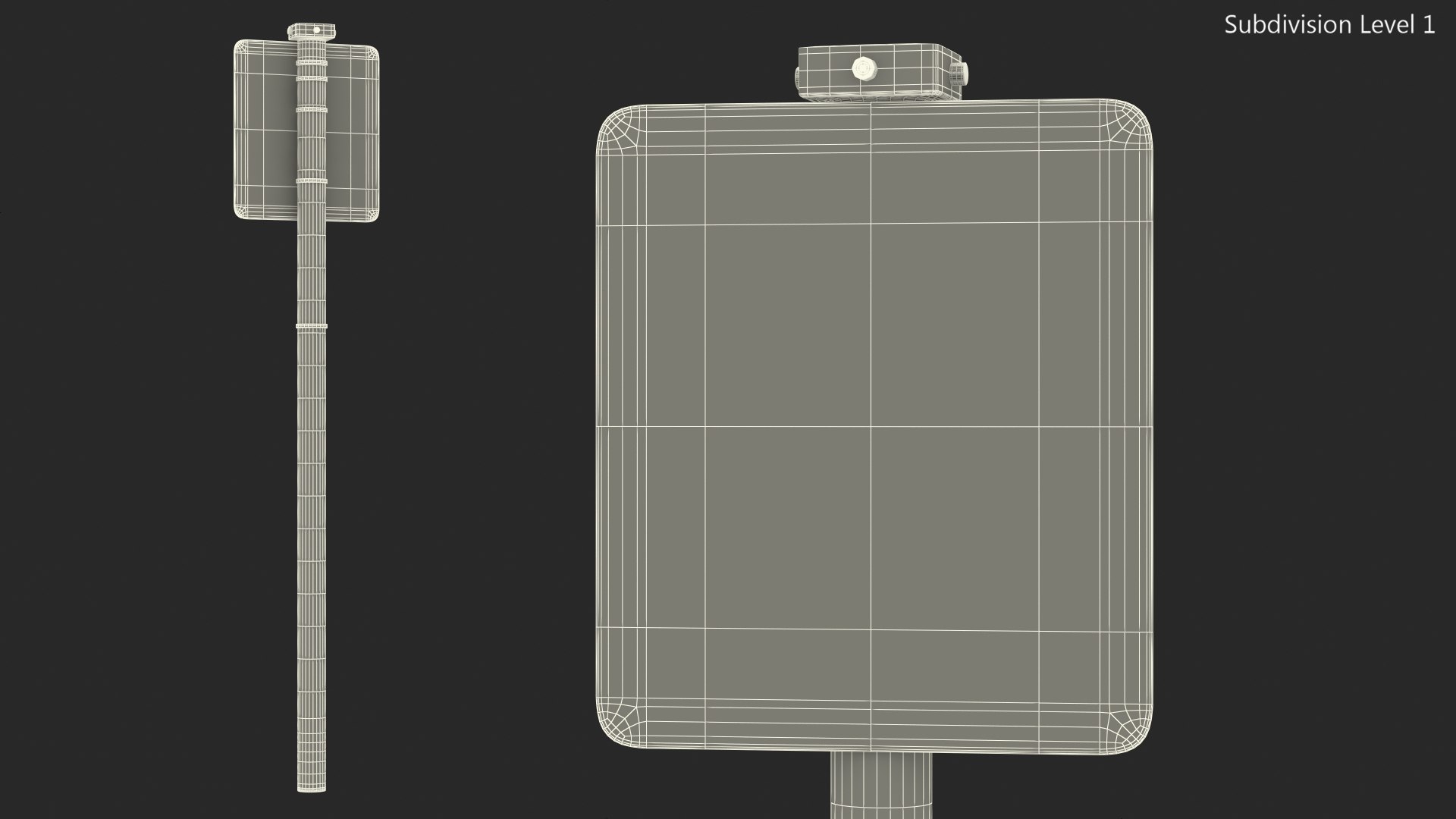 Red Light Camera Warning Sign 3D Model - TurboSquid 1774703