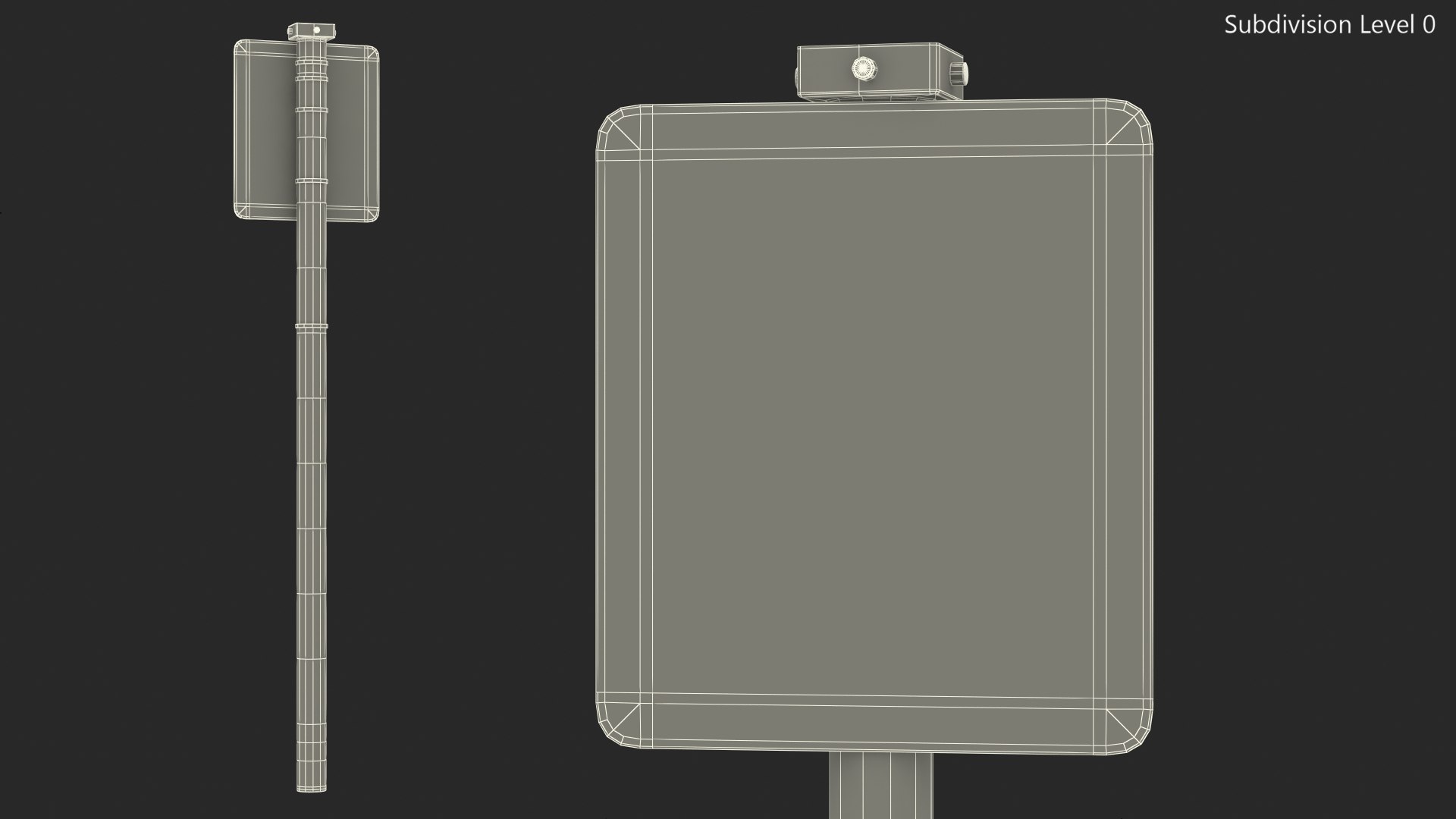 Red Light Camera Warning Sign 3D Model - TurboSquid 1774703