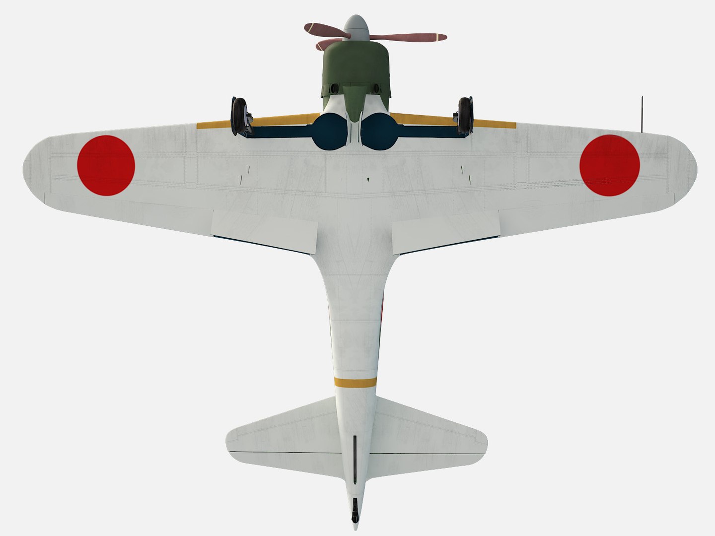 Mitsubishi A6m2 Zero 3D Model - TurboSquid 1232275