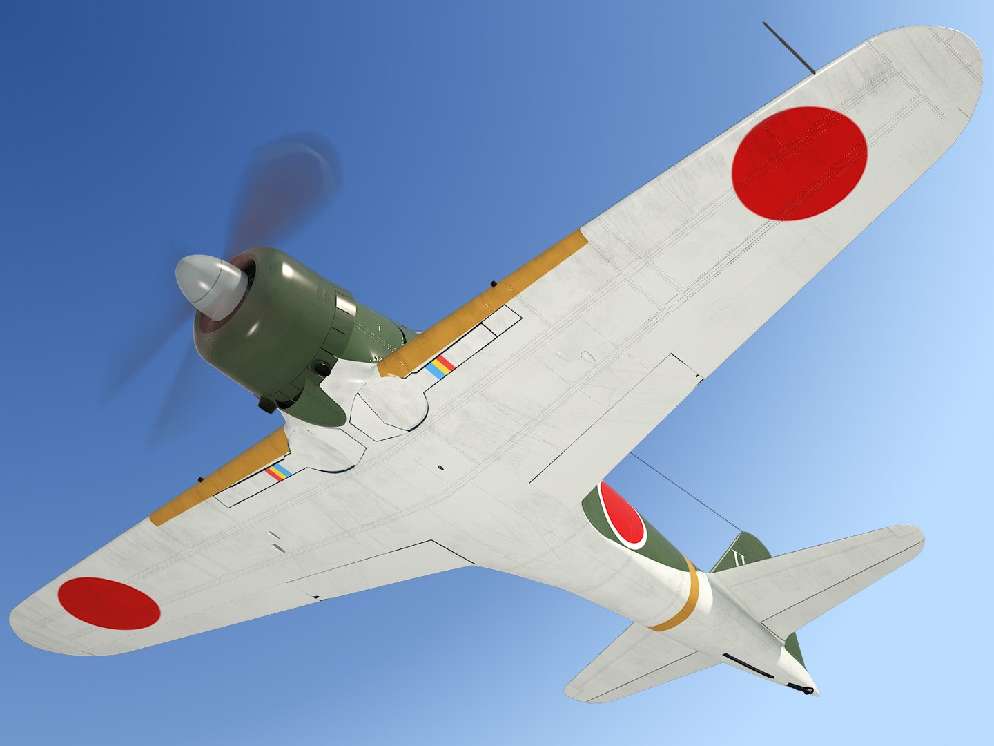 Mitsubishi A6m2 Zero 3D Model - TurboSquid 1232275