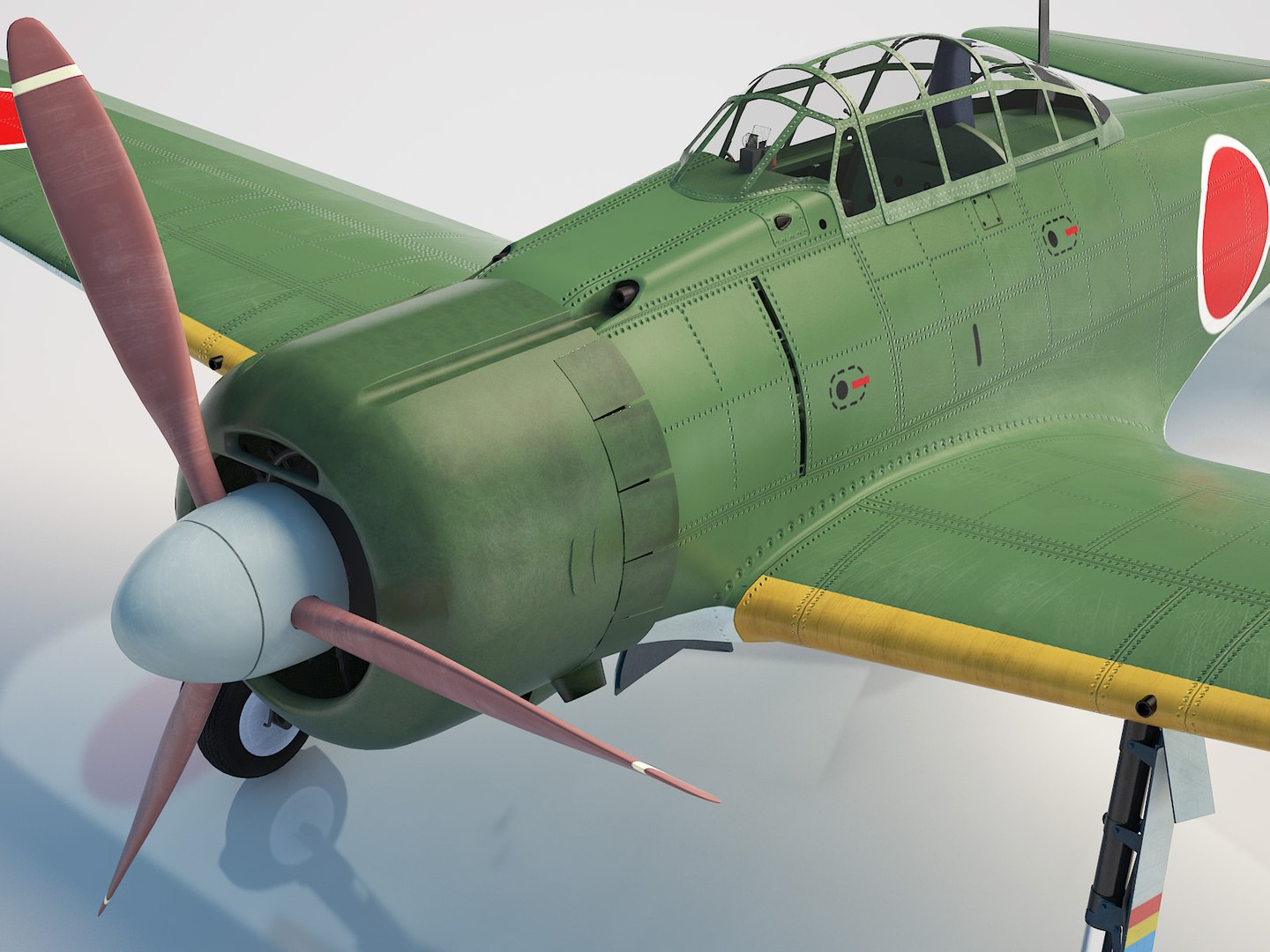 Mitsubishi A6m2 Zero 3D Model - TurboSquid 1232275