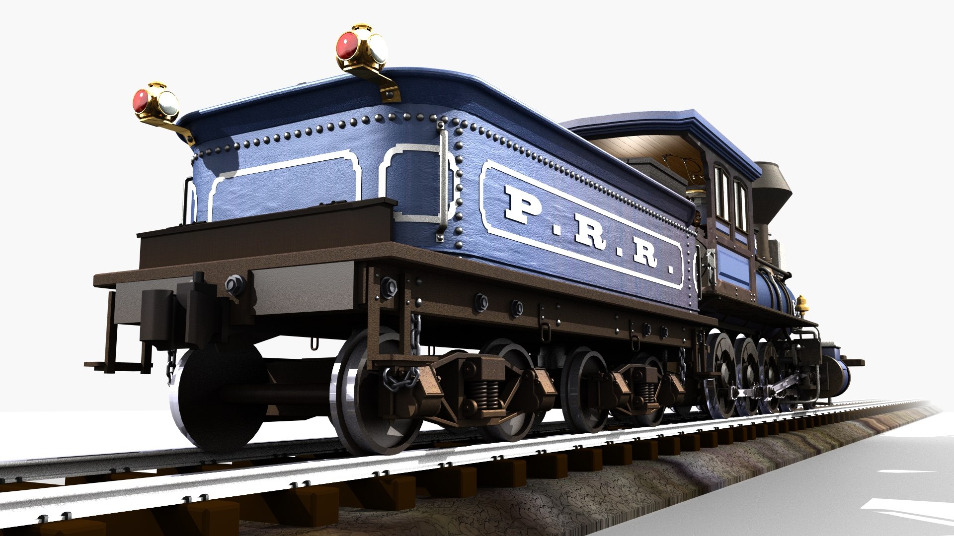 Prr 2-8-0 Locomotives Steam 3ds