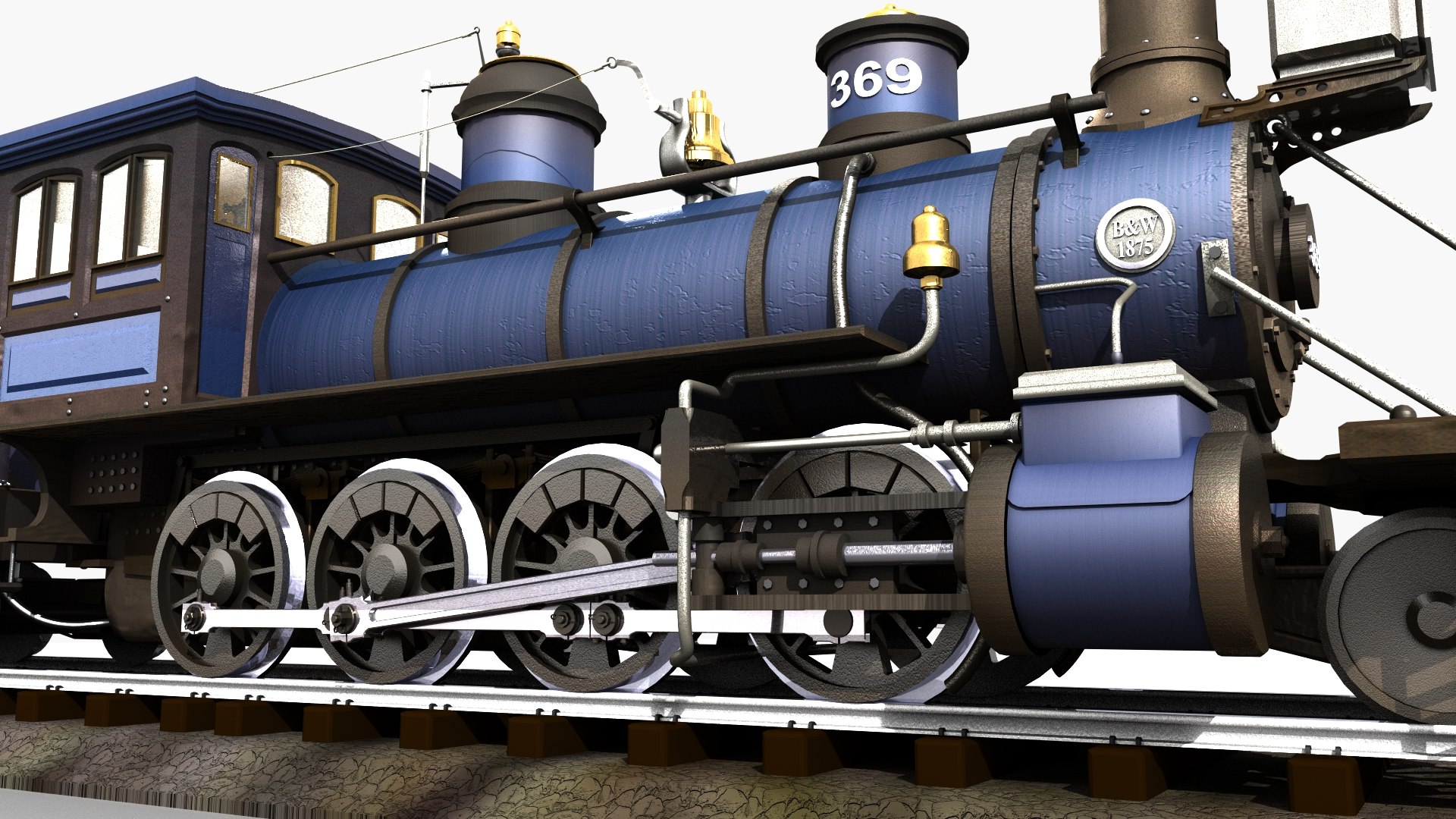 Prr 2-8-0 Locomotives Steam 3ds