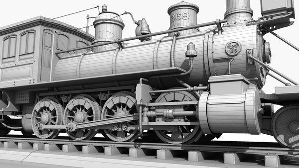 prr 2-8-0 locomotives steam 3ds
