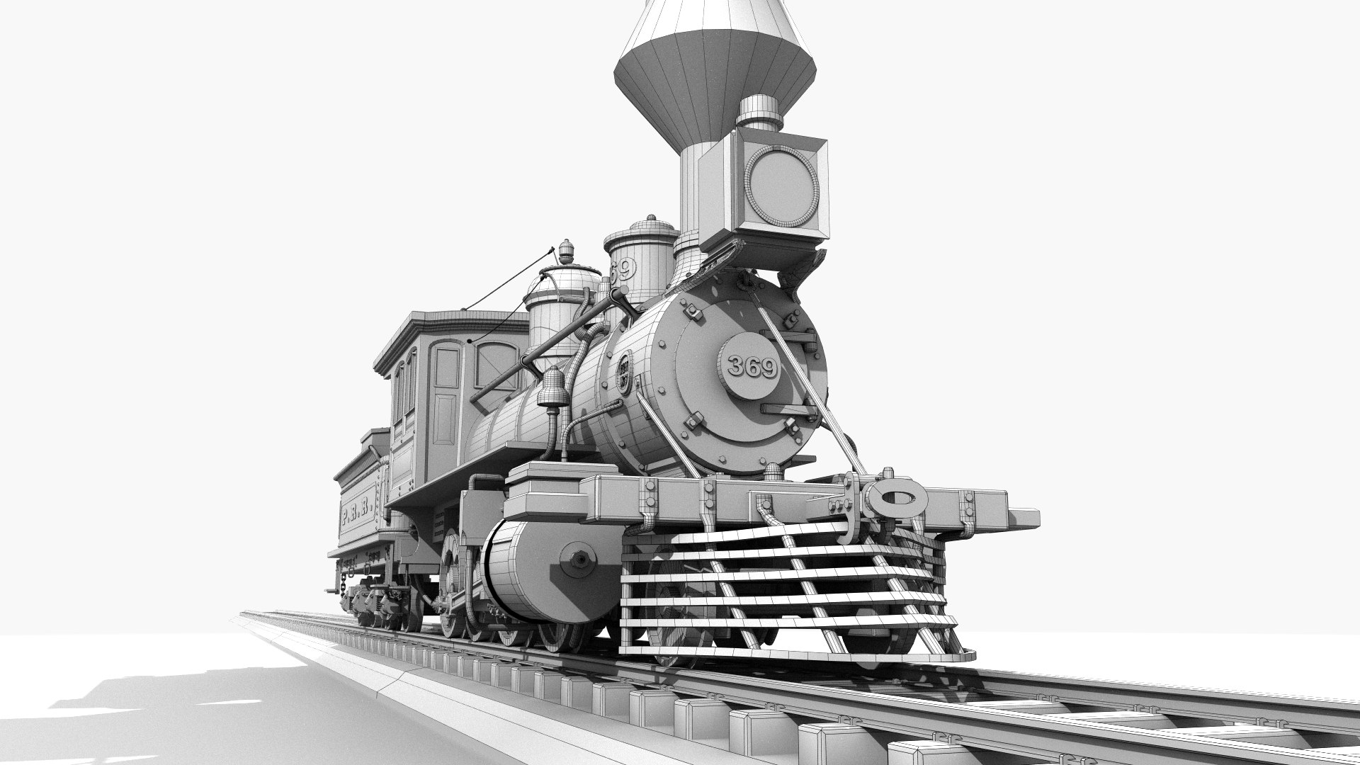 Prr 2-8-0 Locomotives Steam 3ds