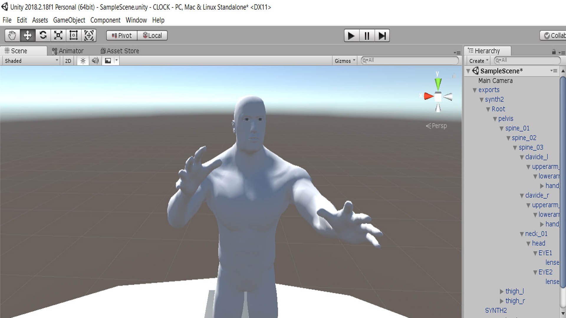 Synthetic Humanoid 3D Model - TurboSquid 1719058