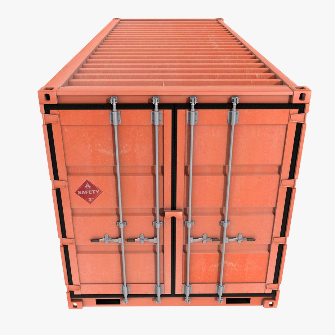 Iso Open Shipping Container 3D Model - TurboSquid 1232611