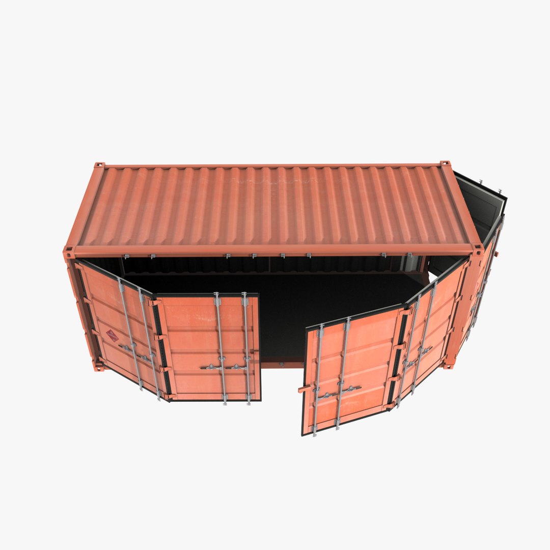 Iso Open Shipping Container 3D Model - TurboSquid 1232611