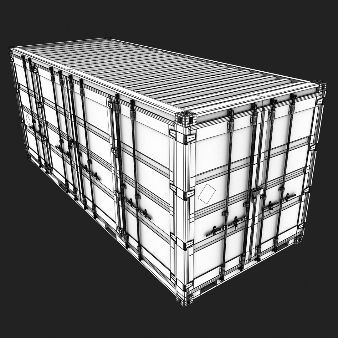 Iso Open Shipping Container 3D Model - TurboSquid 1232611