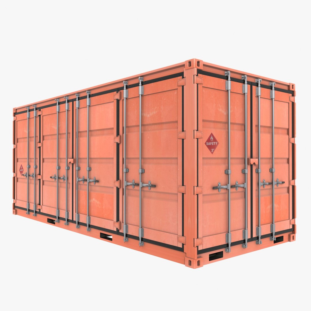 Iso Open Shipping Container 3D Model - TurboSquid 1232611