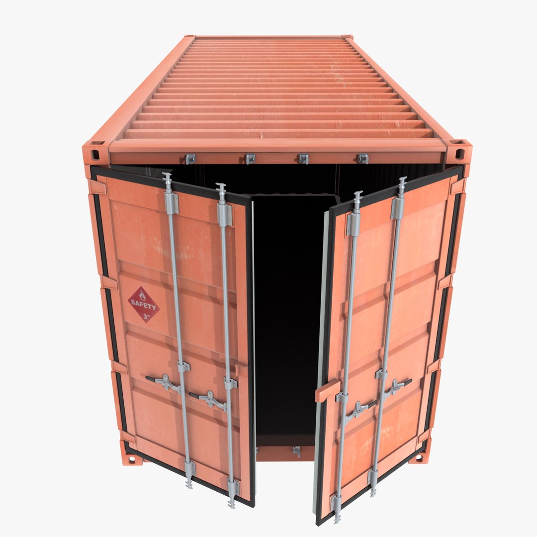 Iso Open Shipping Container 3D Model - TurboSquid 1232611