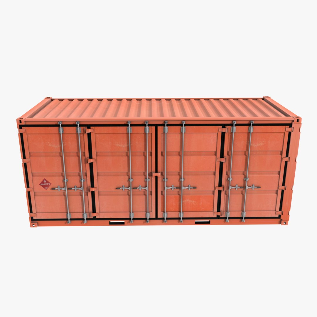 Iso Open Shipping Container 3D Model - TurboSquid 1232611