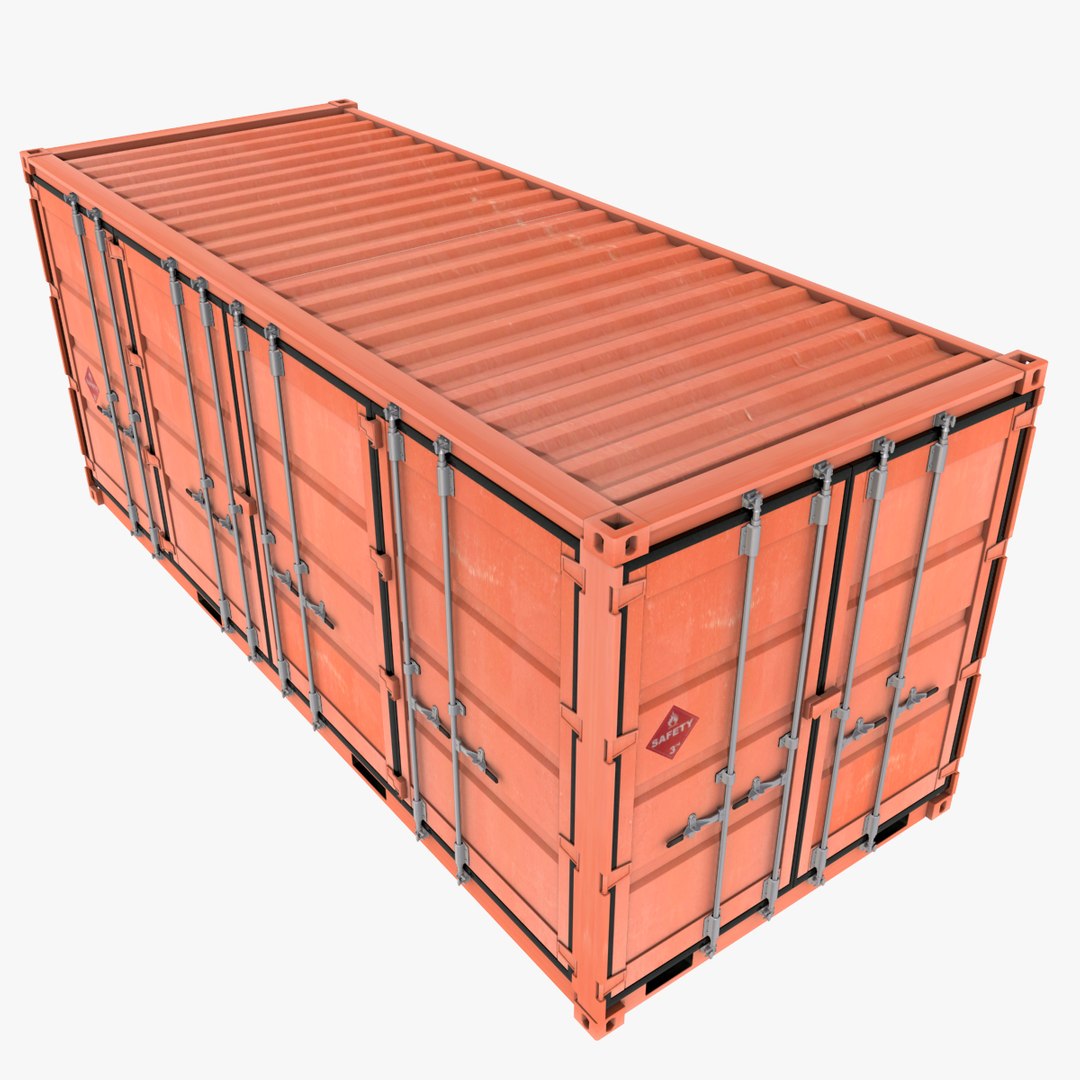 Iso Open Shipping Container 3D Model - TurboSquid 1232611