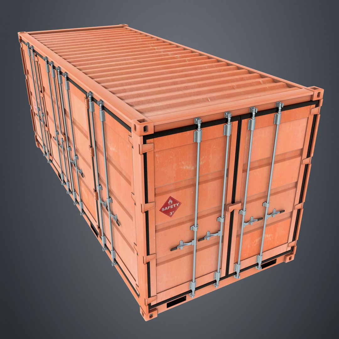 Iso Open Shipping Container 3D Model - TurboSquid 1232611