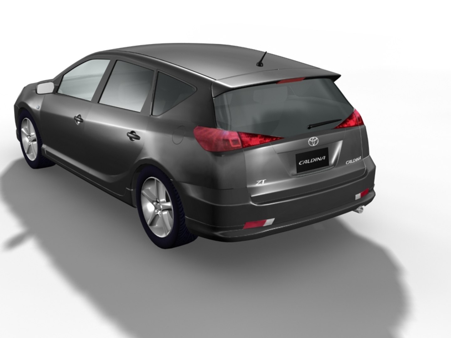 3d toyota caldina model