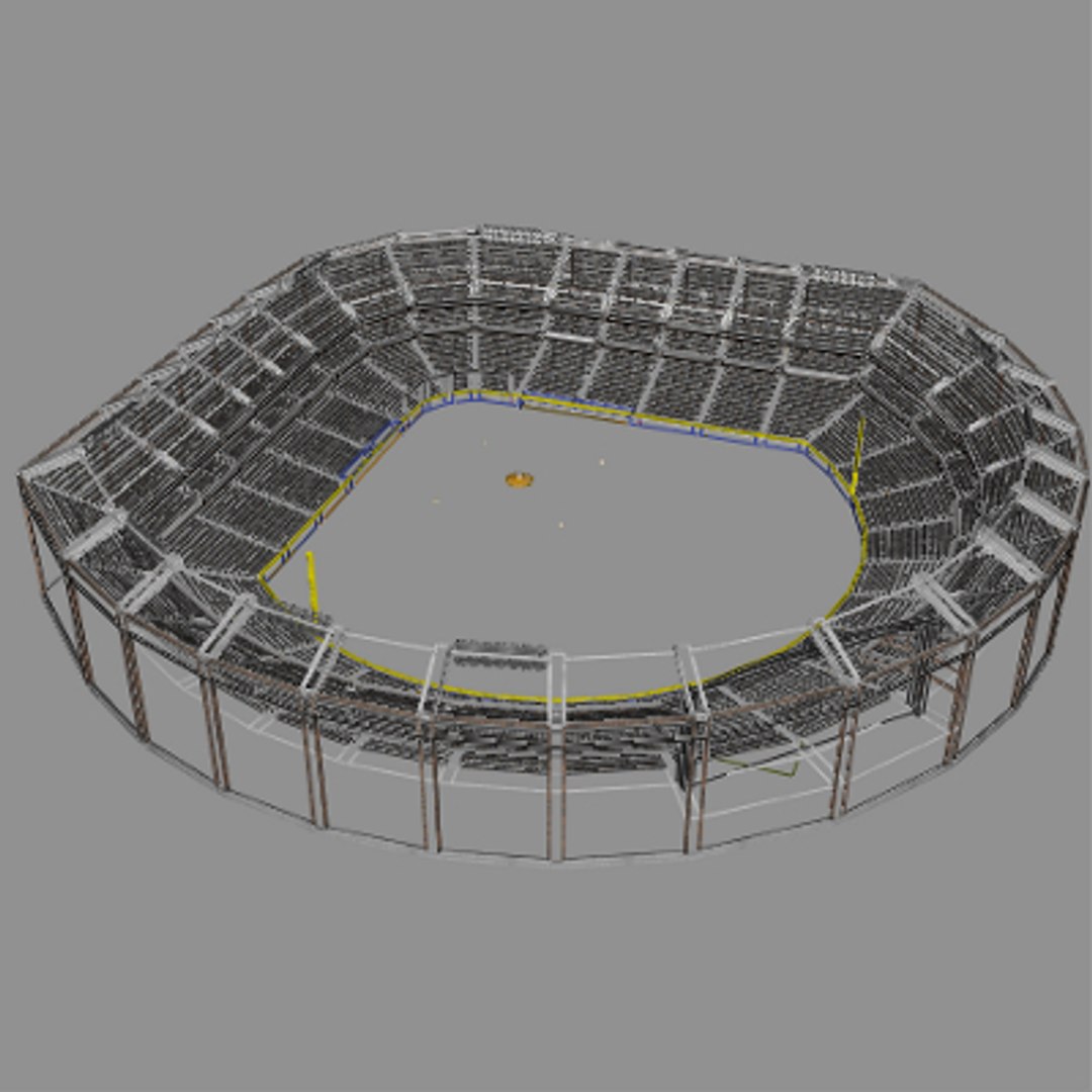 3ds max complete baseball stadium bases