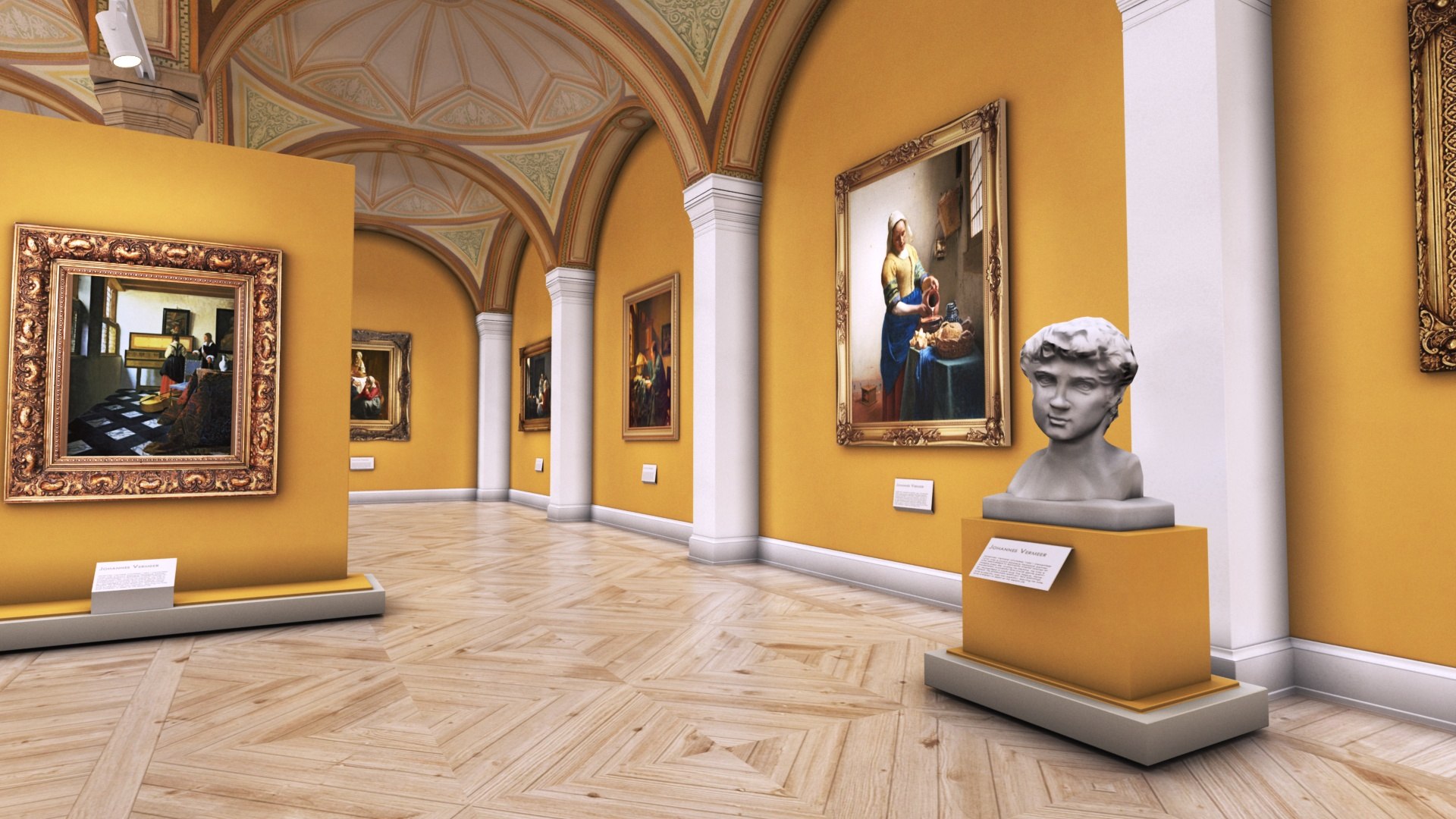 3D Art Gallery 5 - TurboSquid 1807450