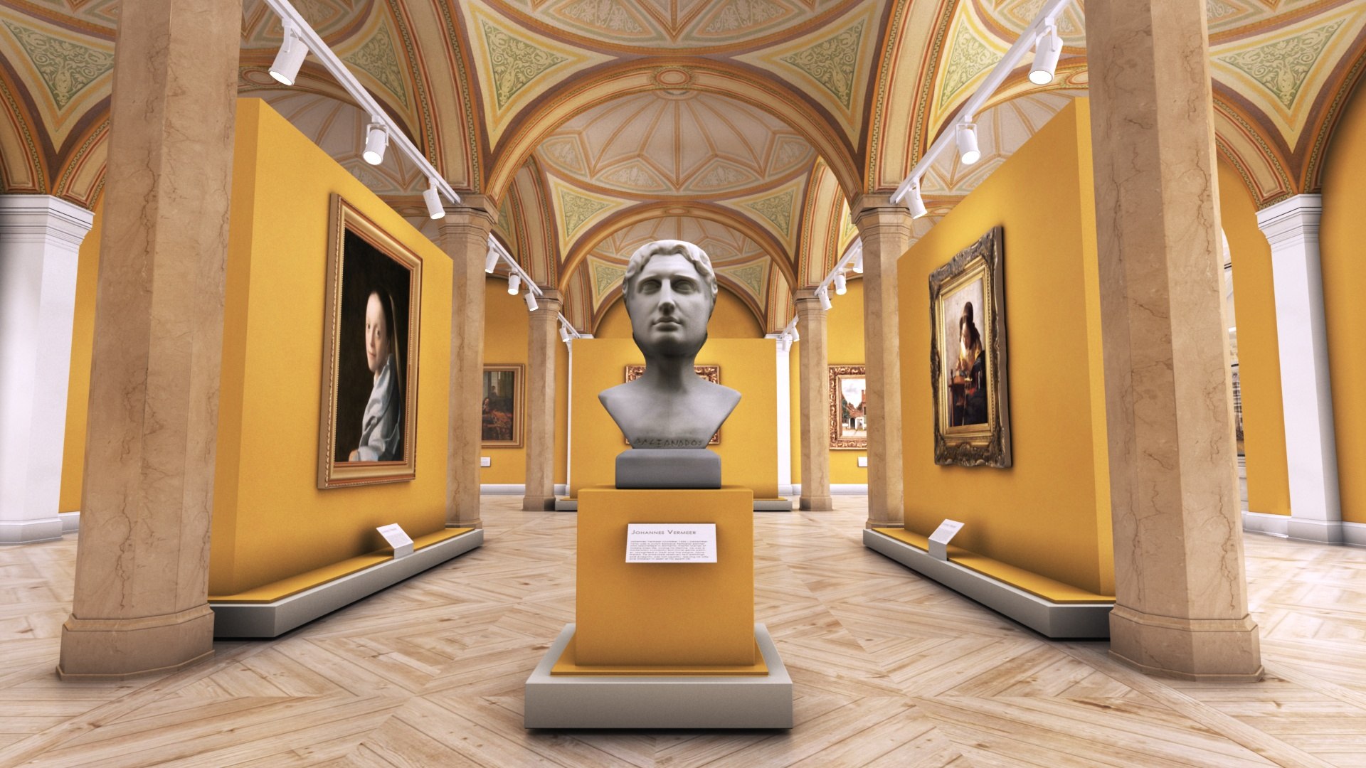 3D Art Gallery 5 - TurboSquid 1807450